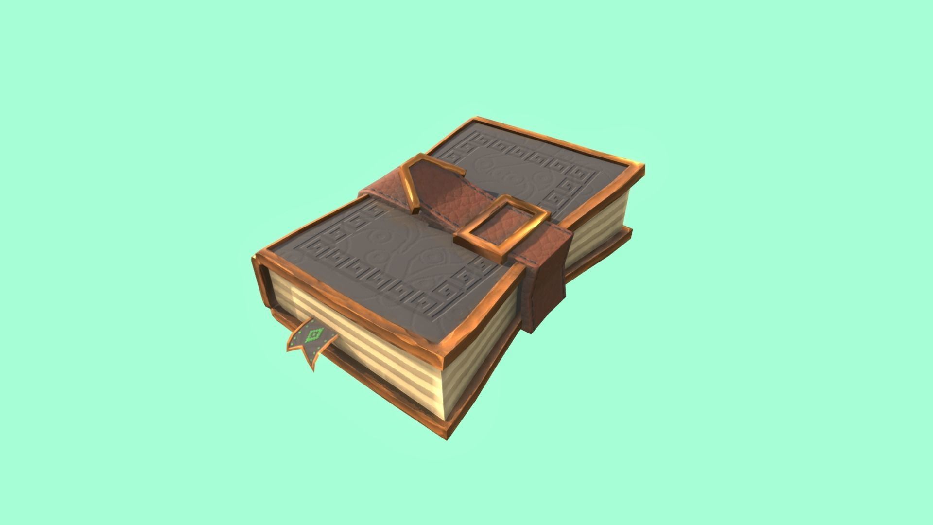 3D model Stylized ancient book VR / AR / low-poly | CGTrader
