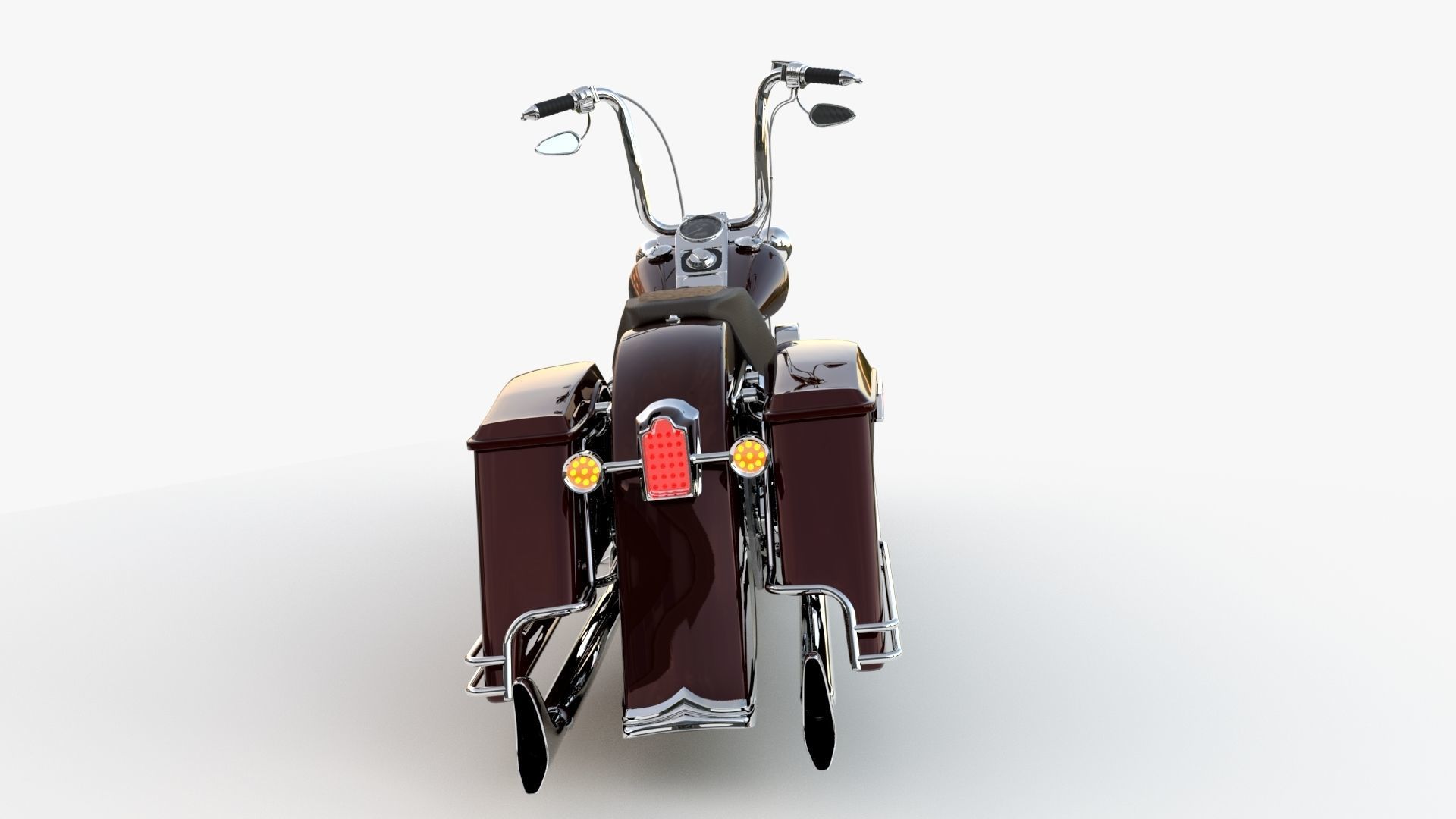 Harley Custom Bagger 3D model | CGTrader