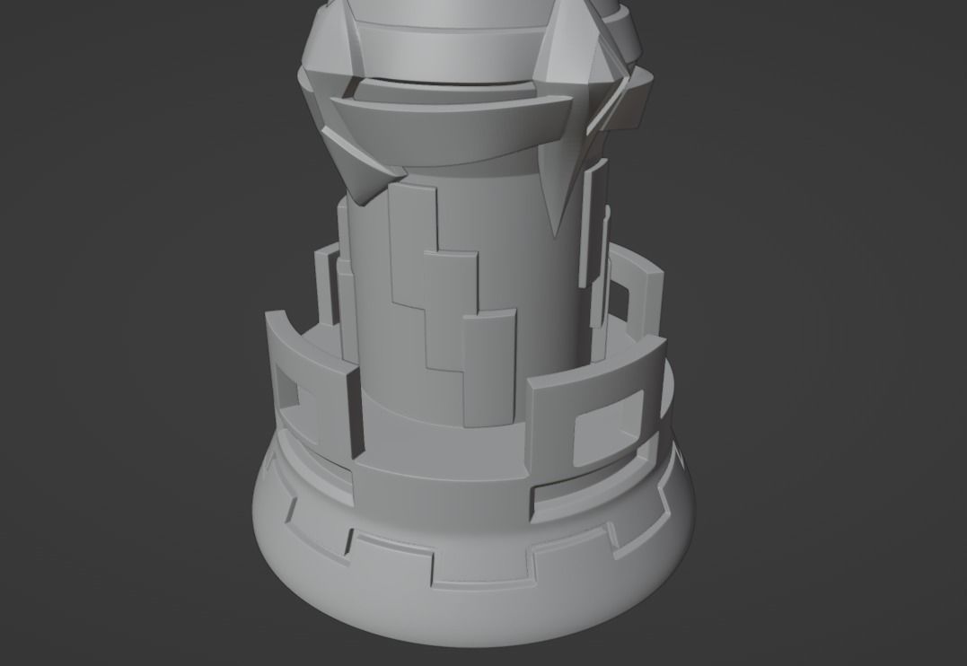 Gnosis of Zhongli Genshin Impact -- Geo Gnosis -- 3D Print Ready 3D ...