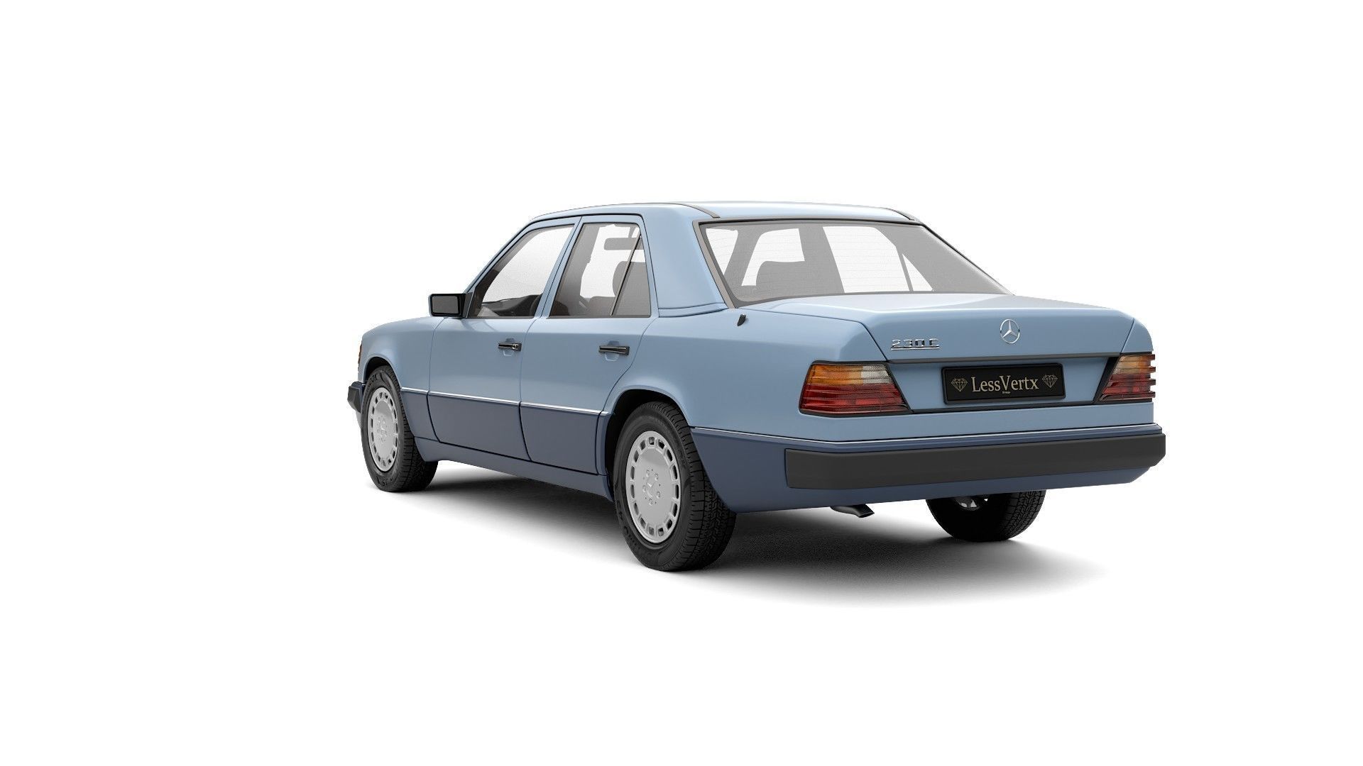 Mercedes-Benz 230E w124 3D model | CGTrader