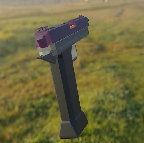 Pistol Custom free 3D model | CGTrader