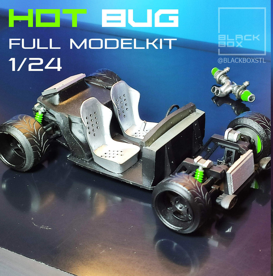 HOT BUG 1-24 FULL MODELKIT 3D model 3D printable | CGTrader