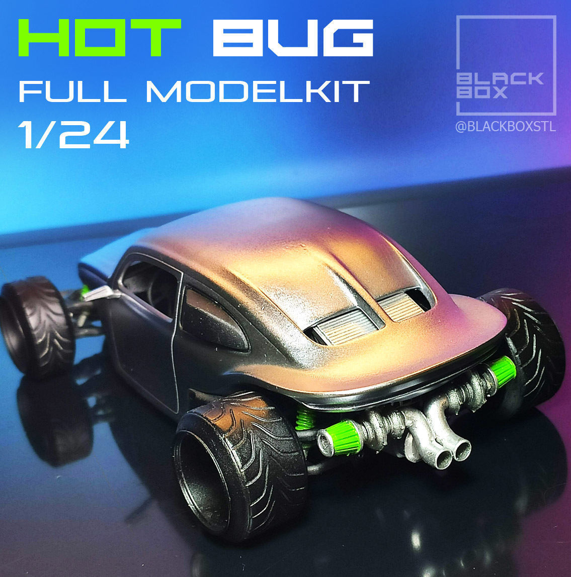 HOT BUG 1-24 FULL MODELKIT 3D model 3D printable | CGTrader