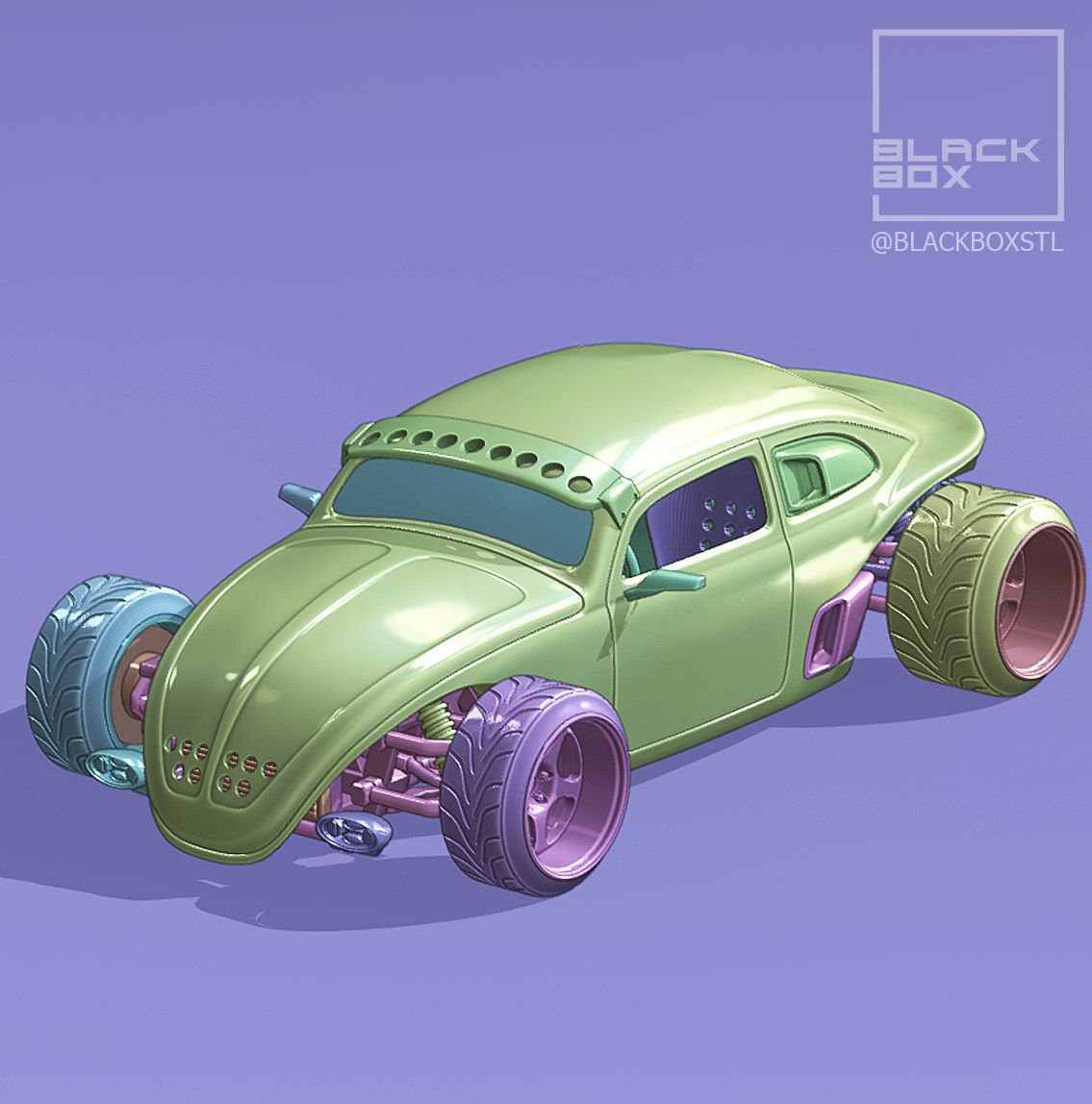 HOT BUG 1-24 FULL MODELKIT 3D model 3D printable | CGTrader