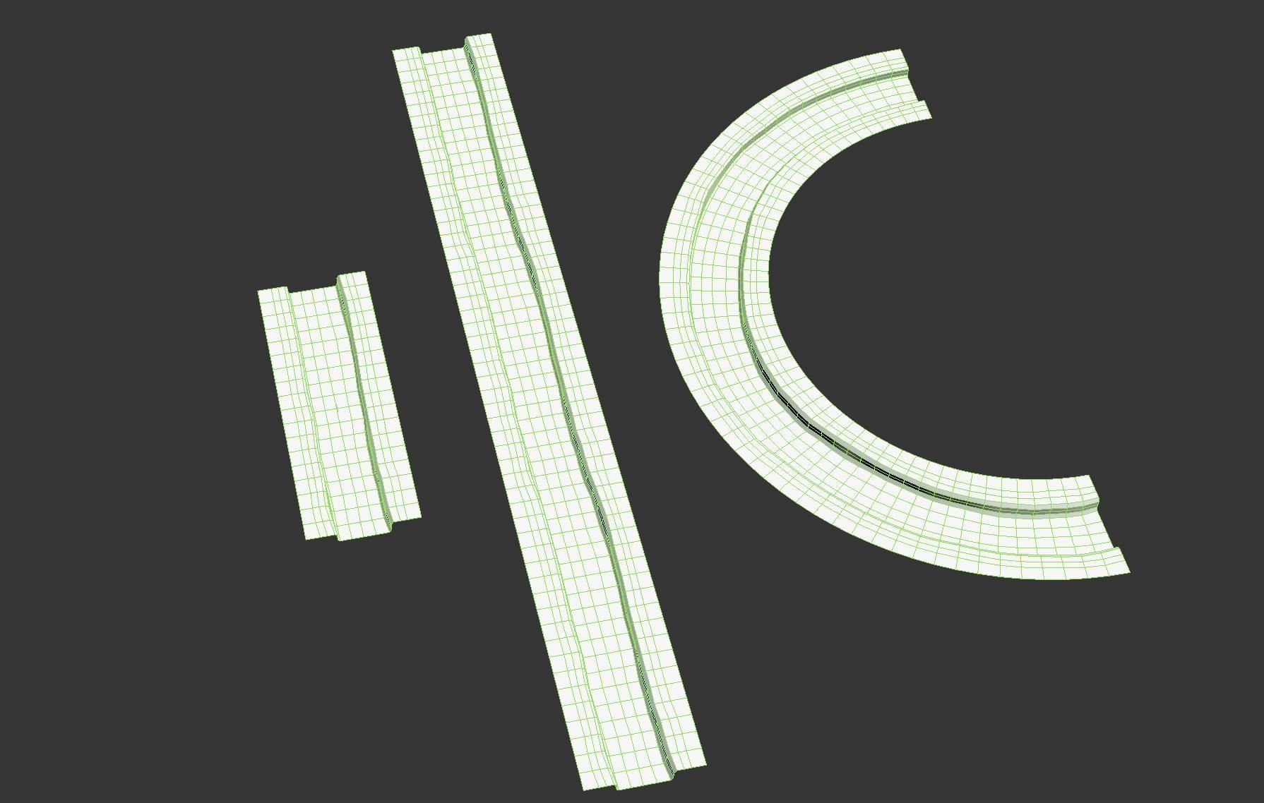 Winter footpath 3D model | CGTrader