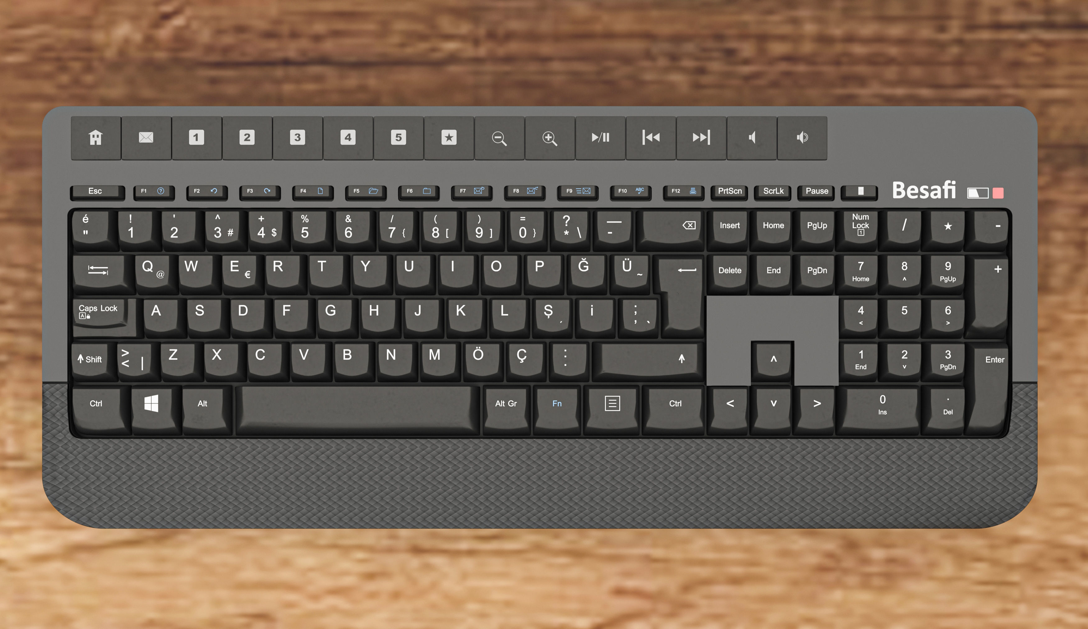 Keyboard 3d Model With English Layout And Turkish Layout 3D model ...