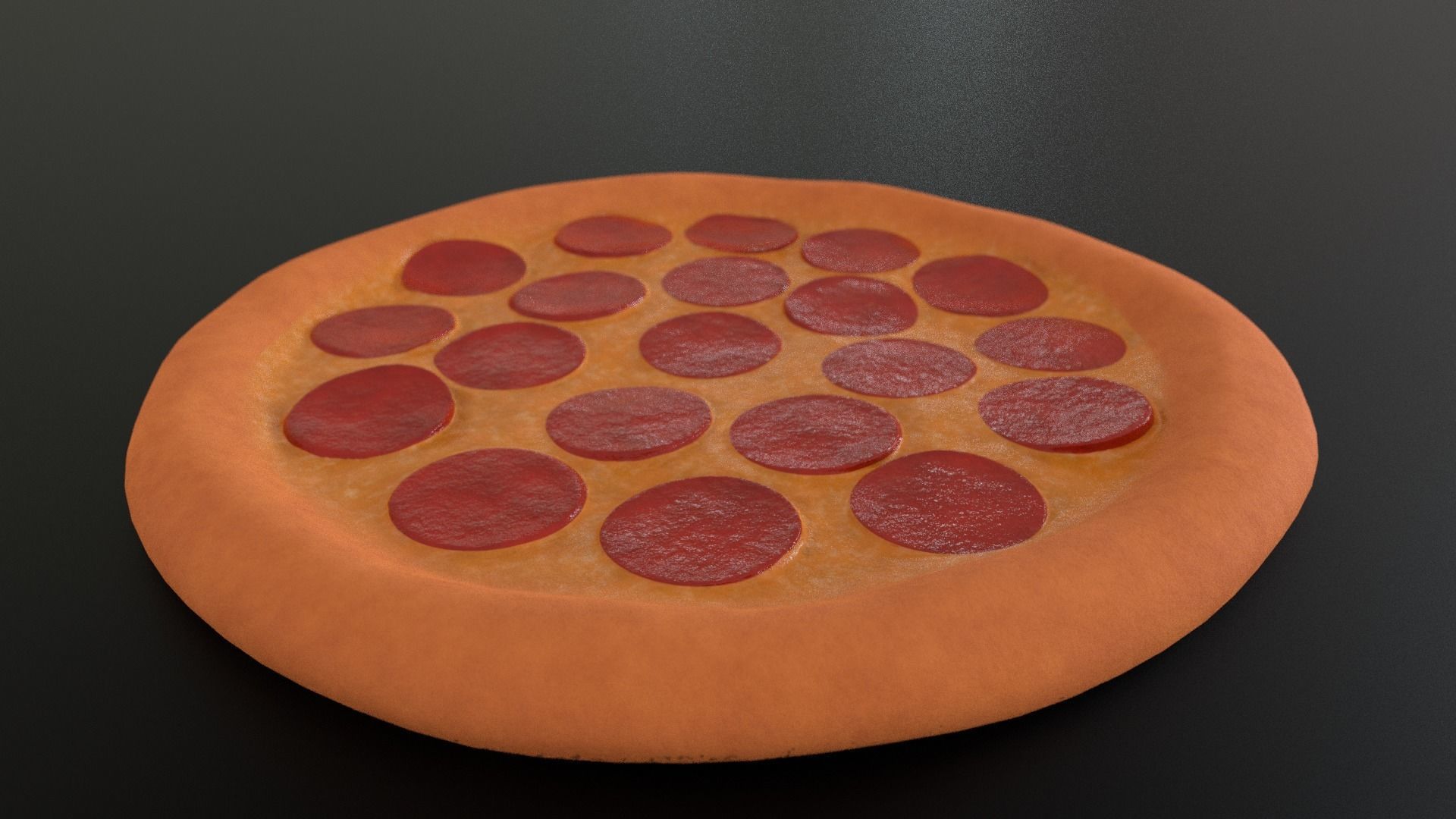 3D model Pepperoni Pizza VR / AR / low-poly | CGTrader