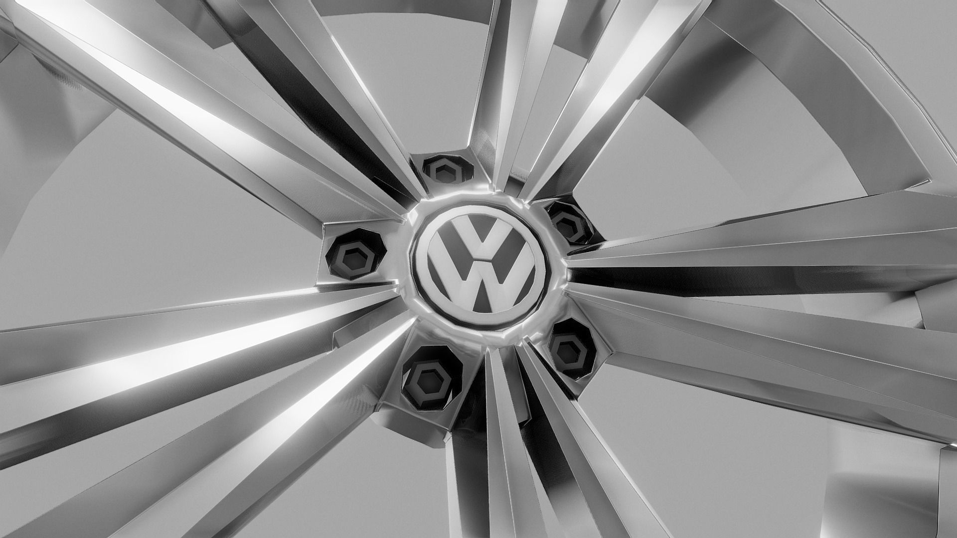3D model Volkswagen Rim VR / AR / low-poly | CGTrader