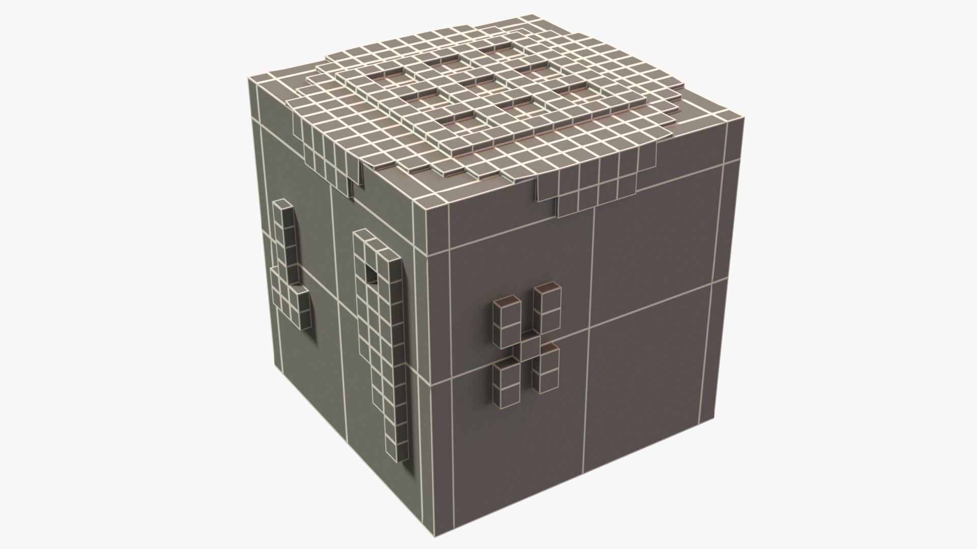 3D model Minecraft Crafting Table VR / AR / low-poly | CGTrader