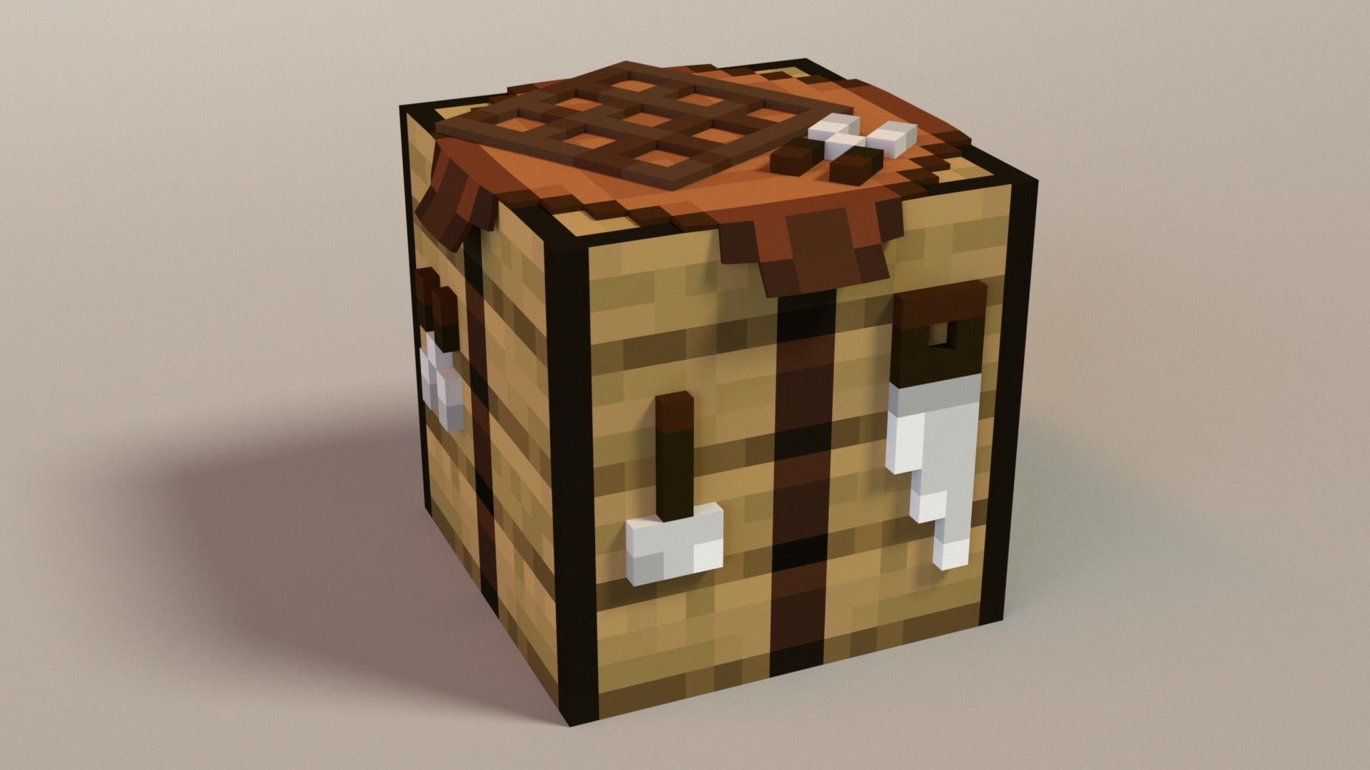 3D model Minecraft Crafting Table VR / AR / low-poly | CGTrader