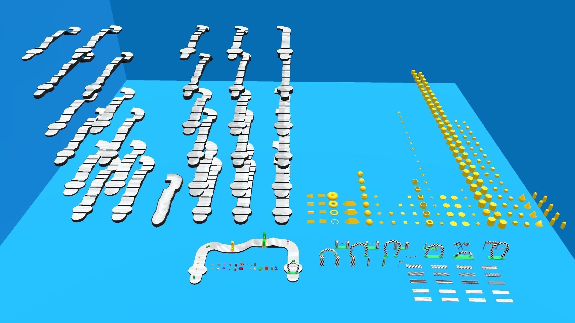 3D model Low Poly Runner Pack VR / AR / low-poly | CGTrader