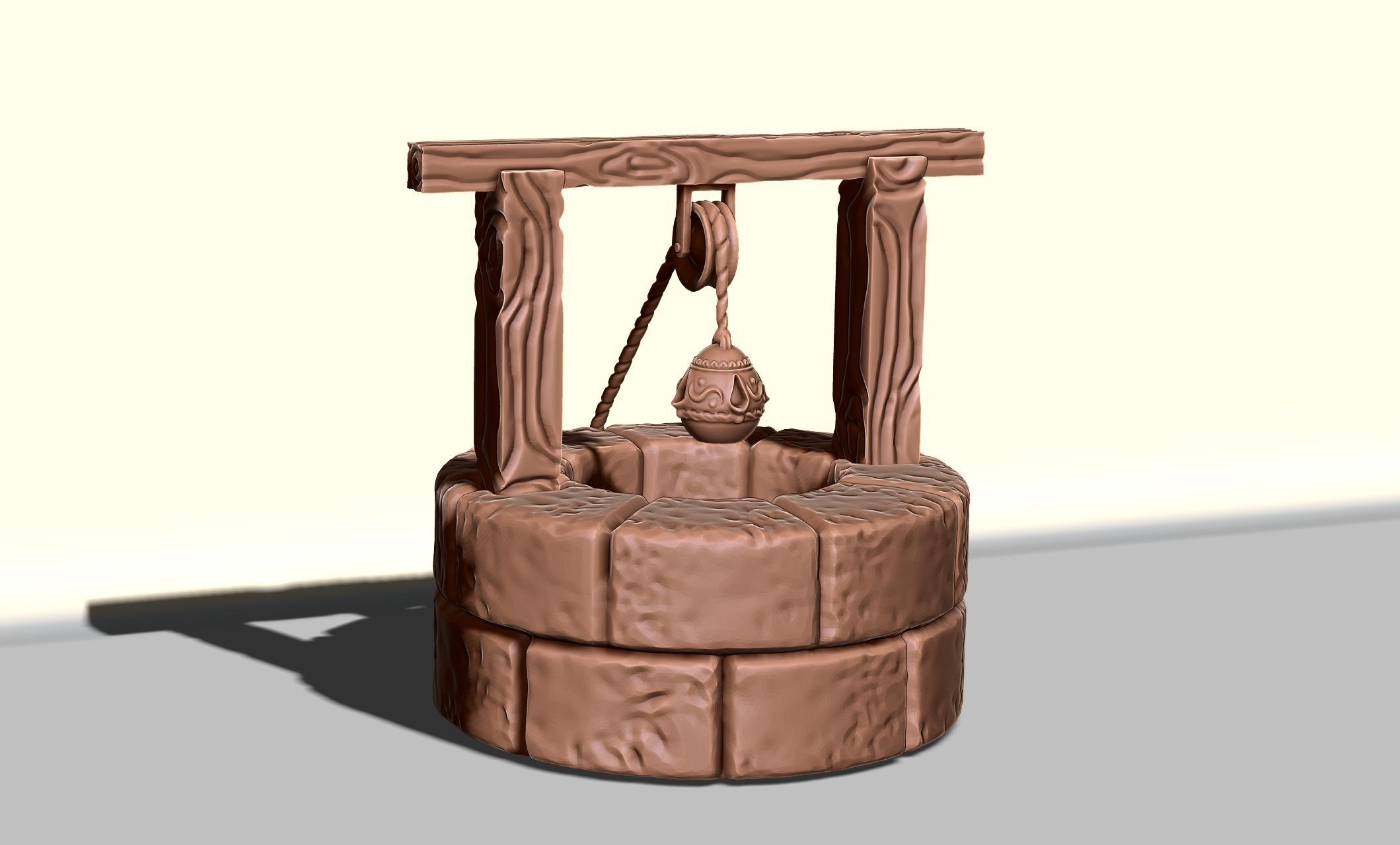 The water well - Boardgames - Wargames - WH - FG - DnD 3D model 3D ...