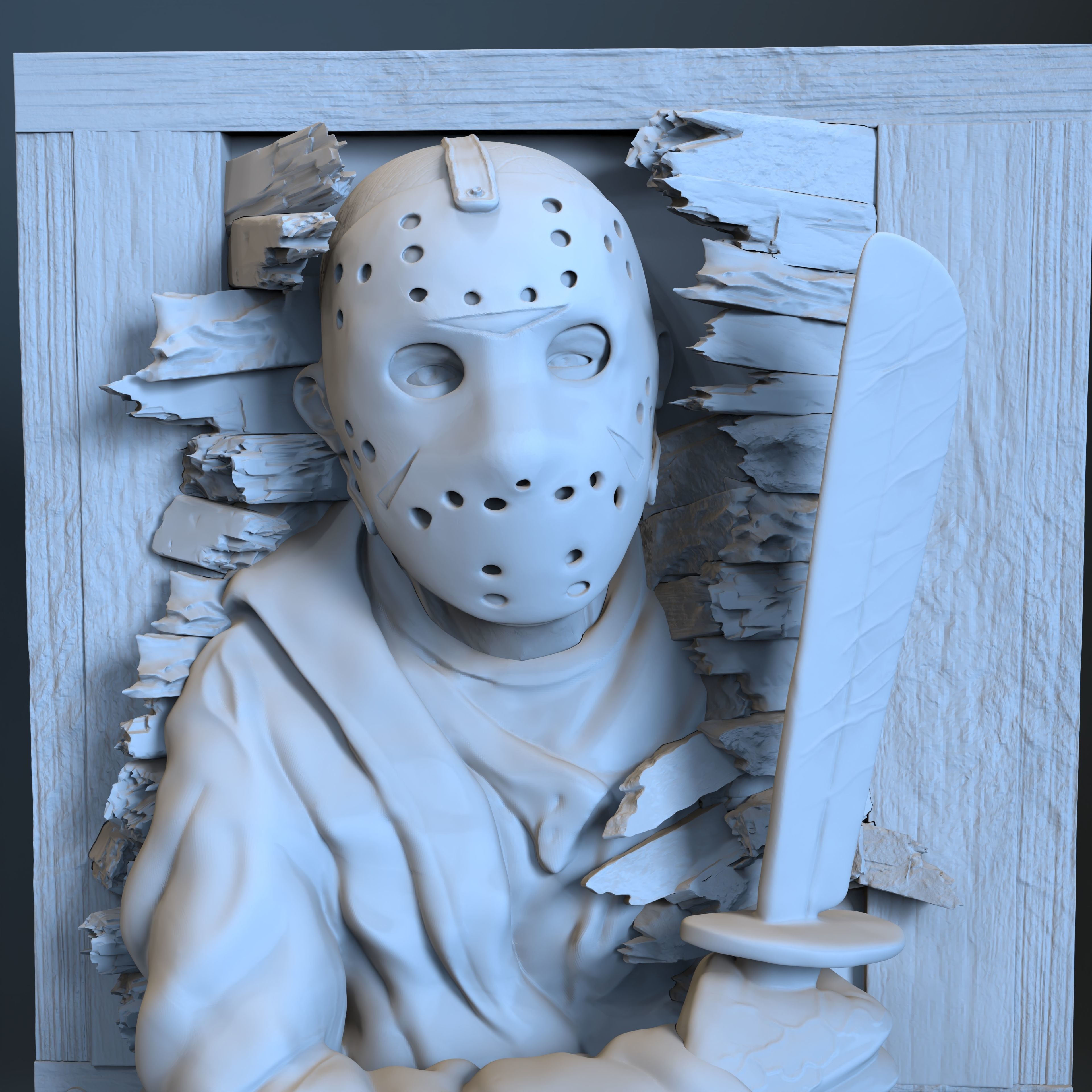 Jason Voorhees - Friday The 13th Wall Breaker 3D model 3D printable ...