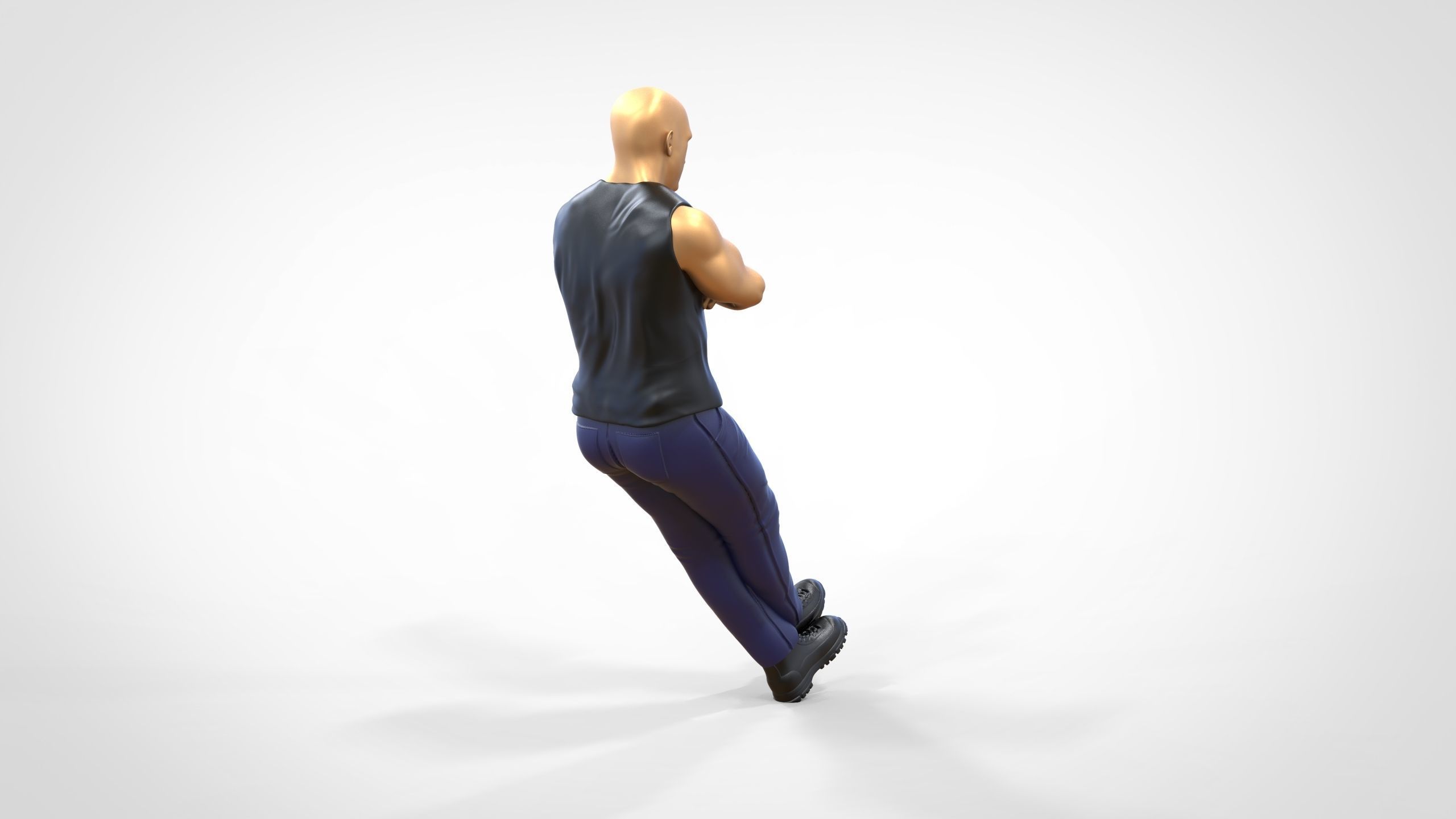 N2 F9 Dominic Toretto Vin Diesel in fast and furious 3D model 3D ...