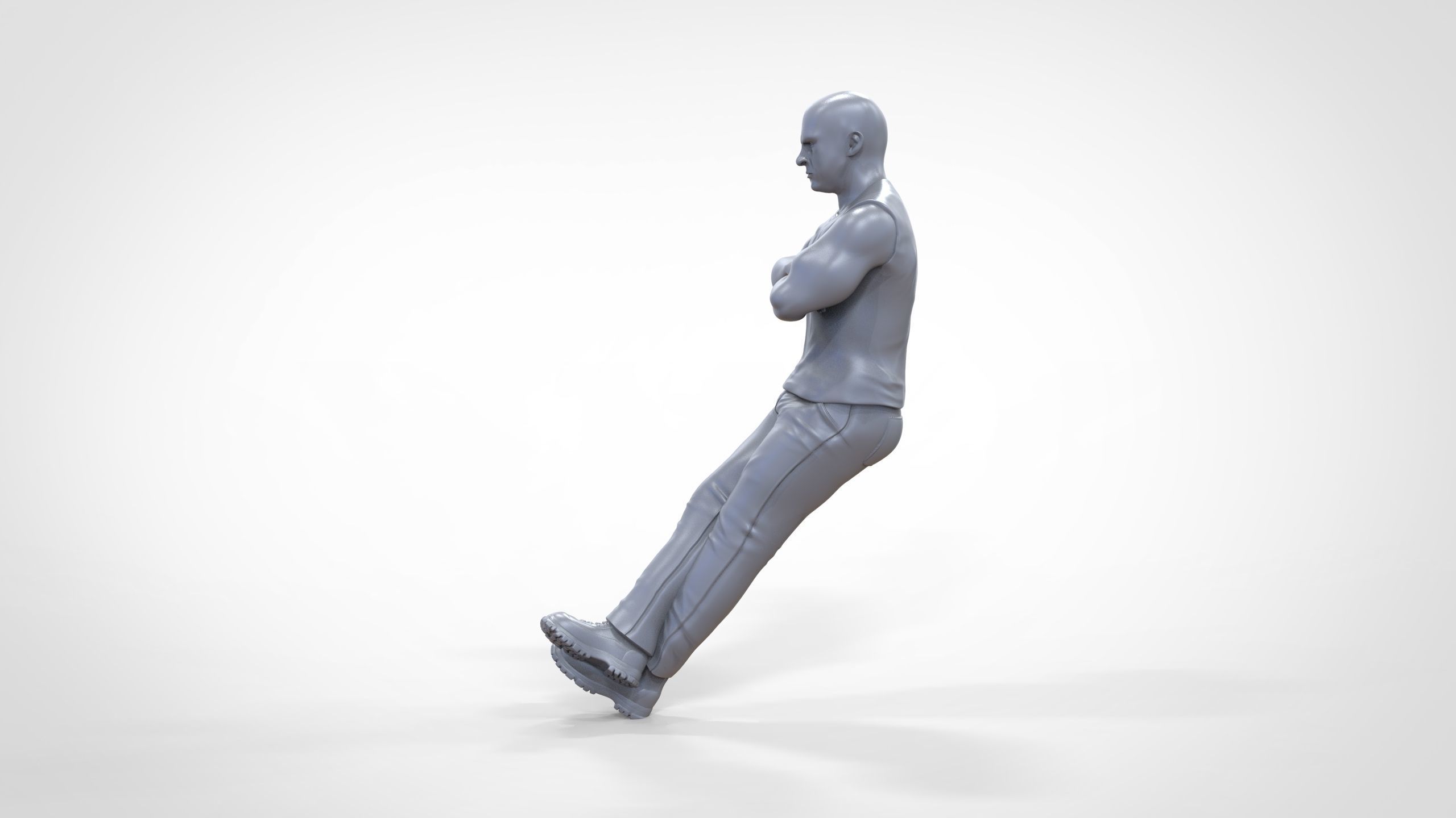 N2 F9 Dominic Toretto Vin Diesel in fast and furious 3D model 3D ...