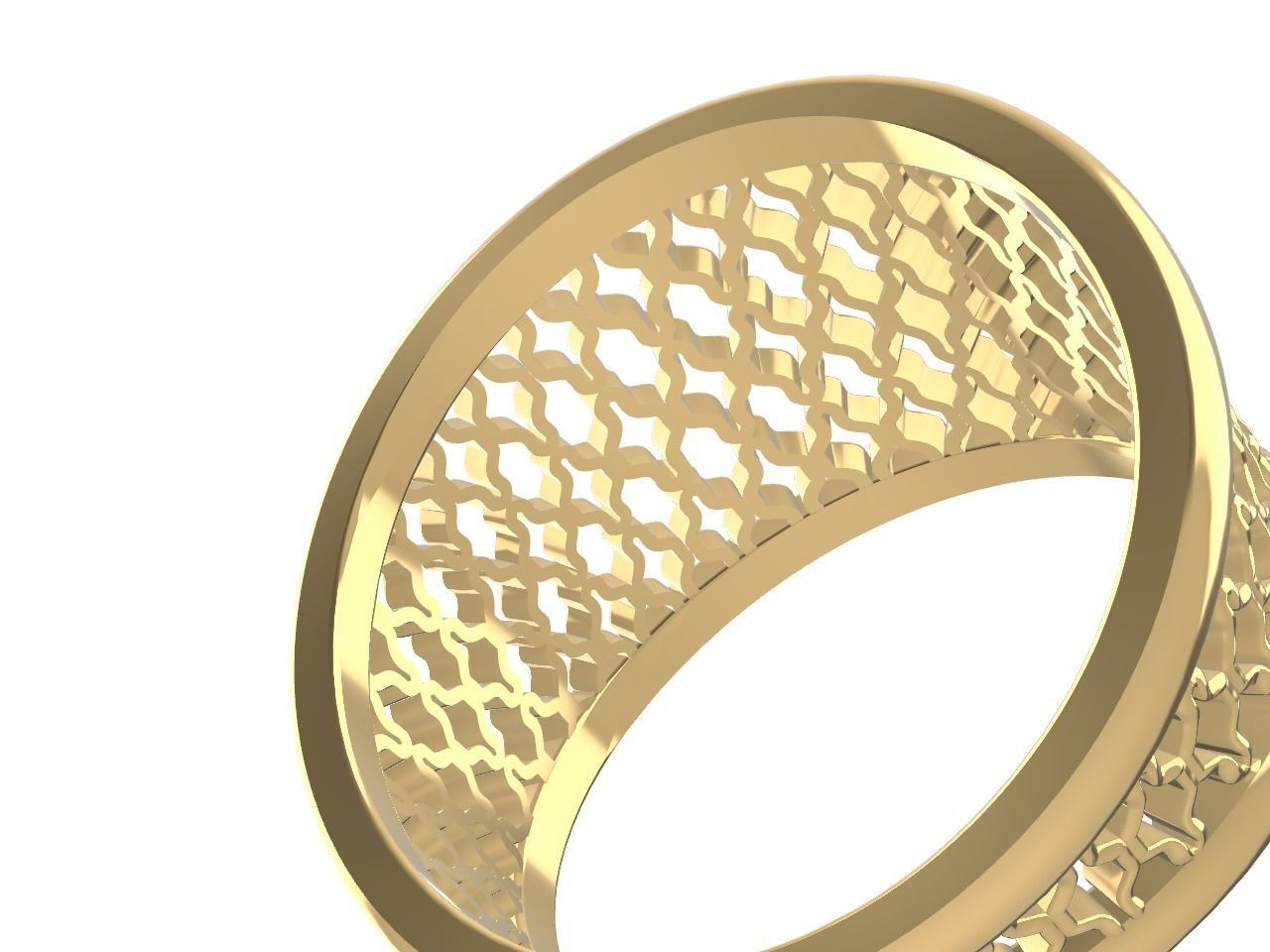 geometric jaali pattern ring stl files verified 3D model 3D printable ...