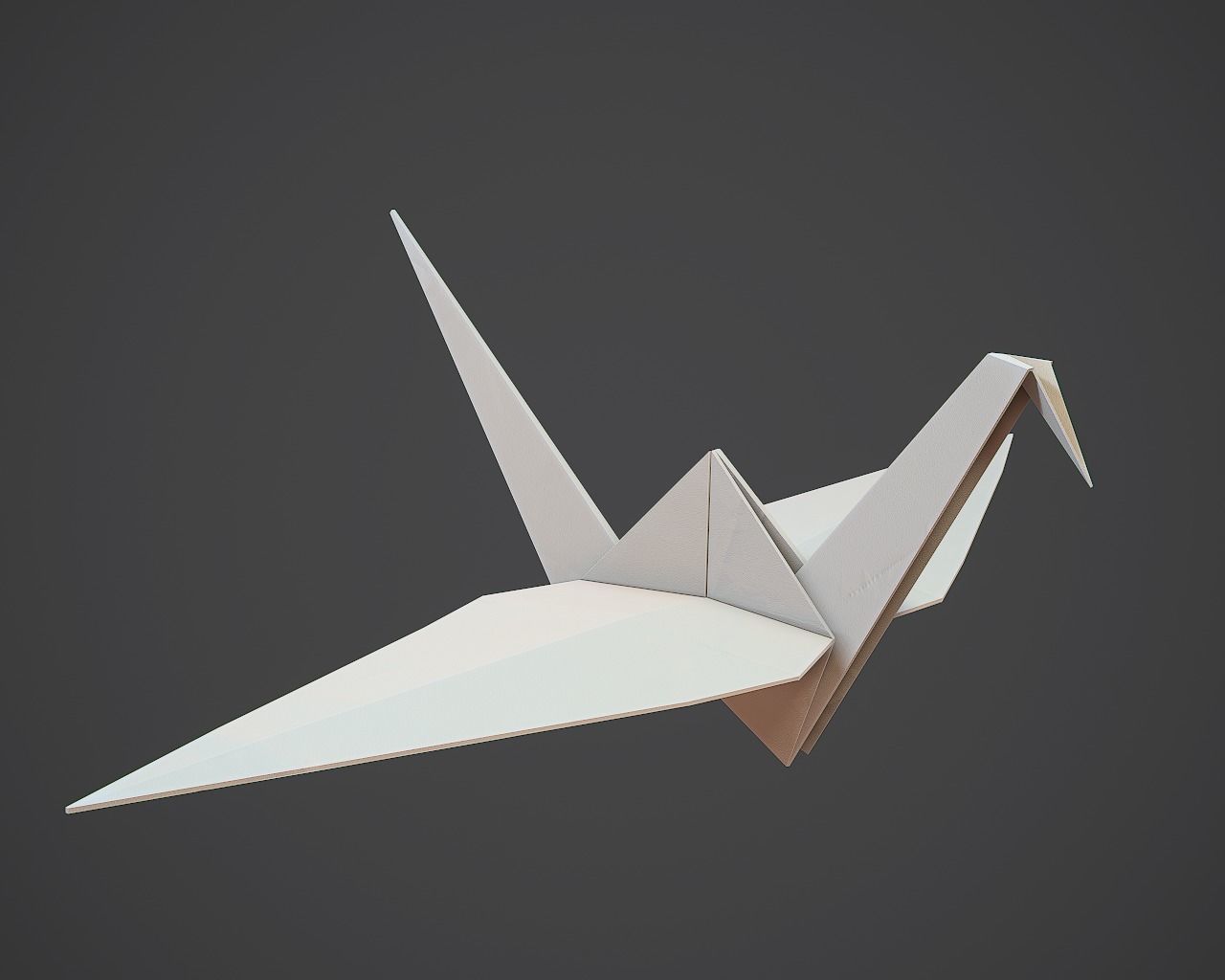 3D model Origami low poly game assets 488 tris VR / AR / low-poly ...