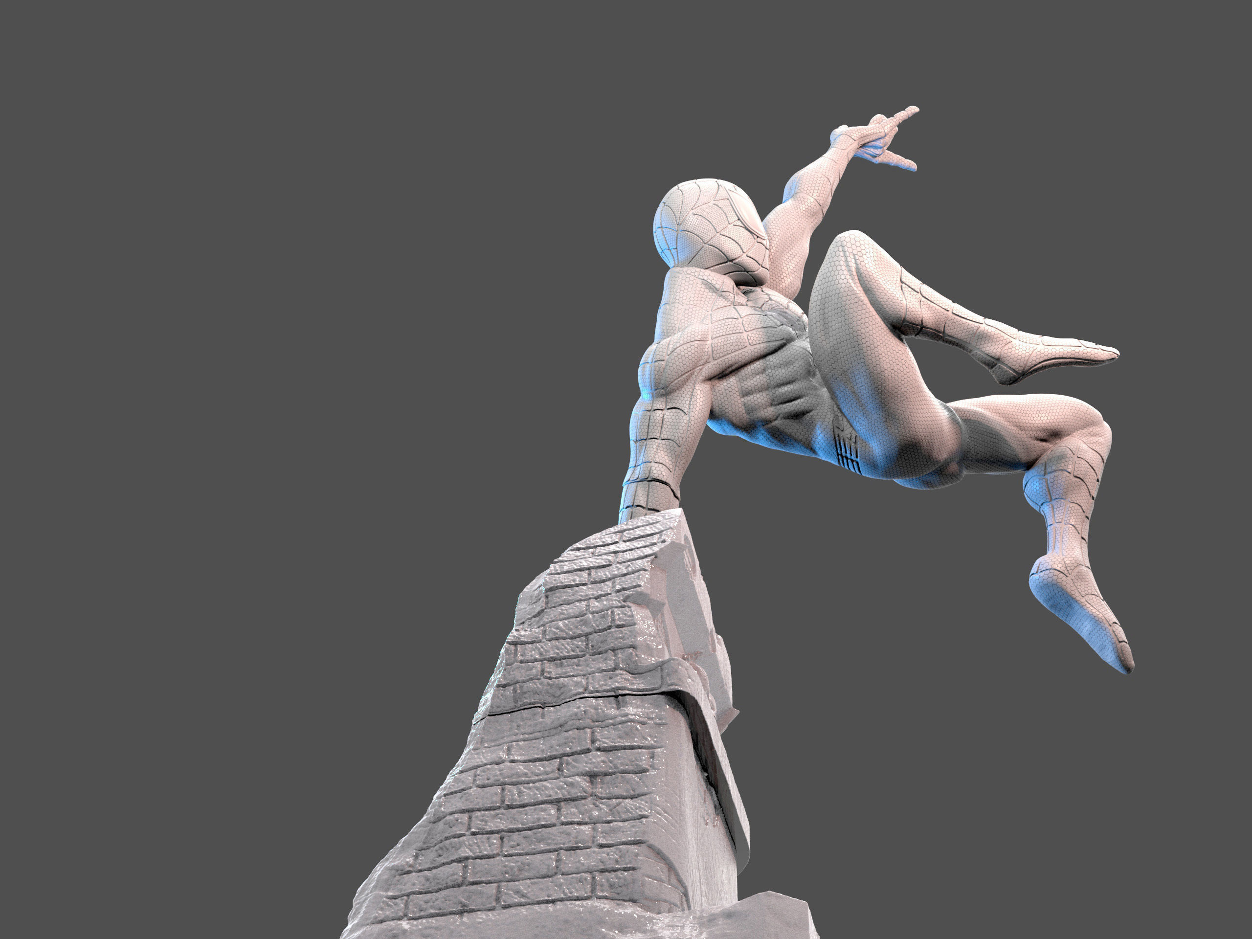 Spiderman 3D model 3D printable | CGTrader