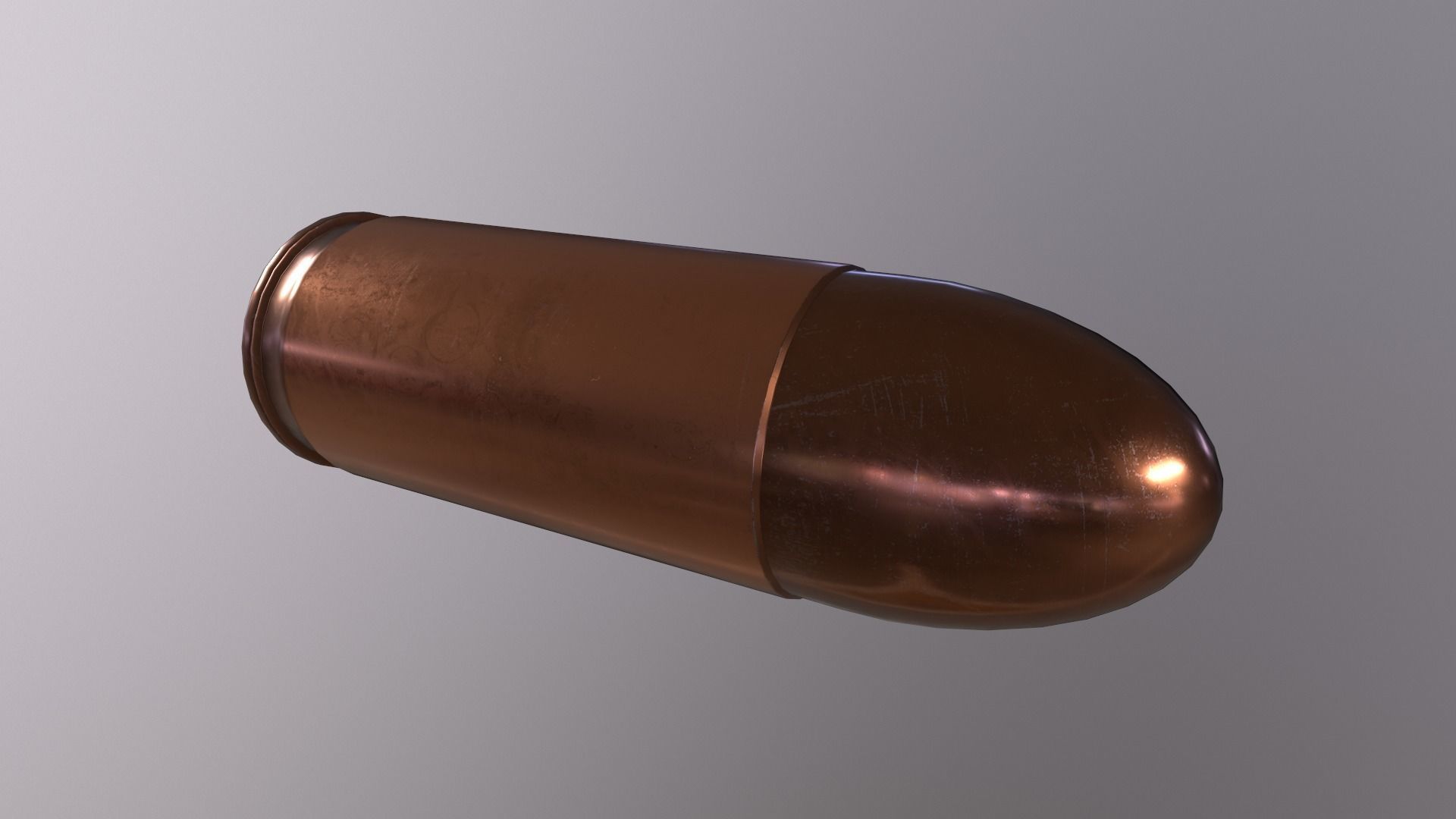 3D model Bullet Pistol cartridge 9x19 mm PBR low-poly game ready VR / AR / low-poly | CGTrader