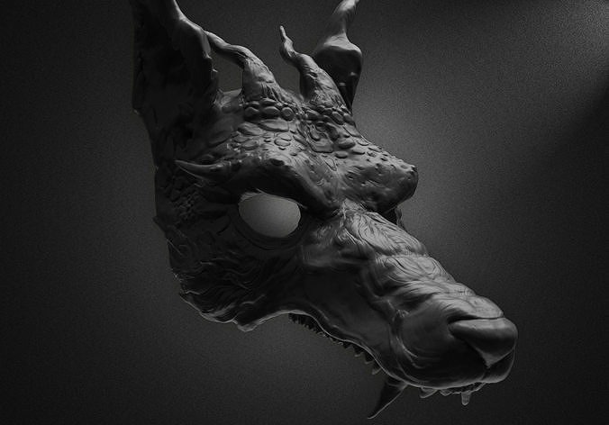 Wolf mask 3D model | CGTrader