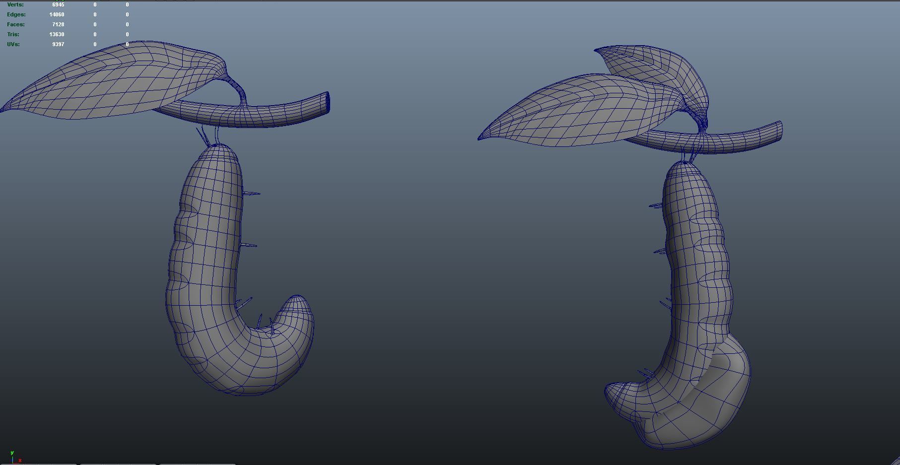 butterfly life cycle anatomy 3D model | CGTrader