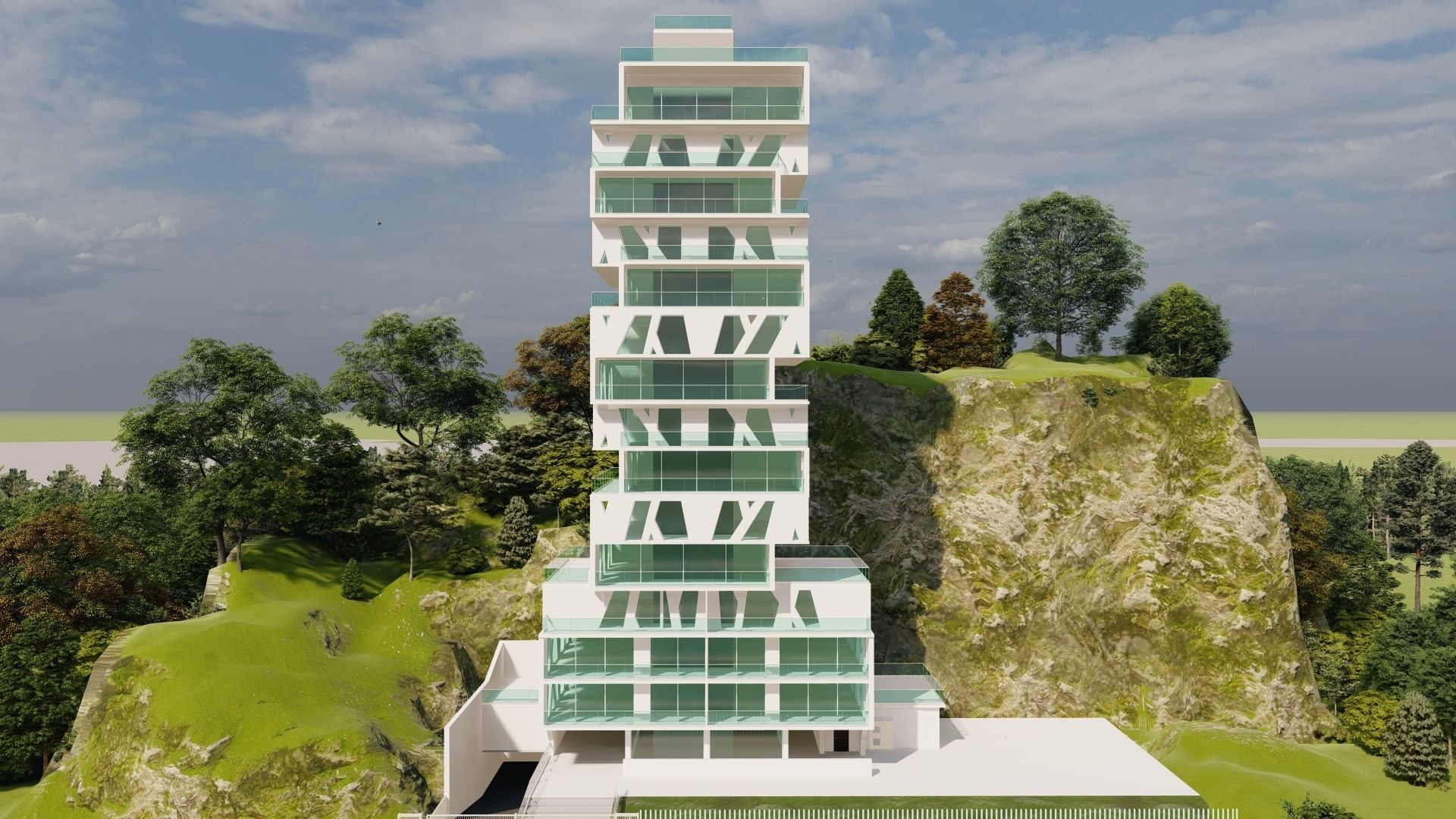 Cube Orange Tower 3D model animated rigged | CGTrader