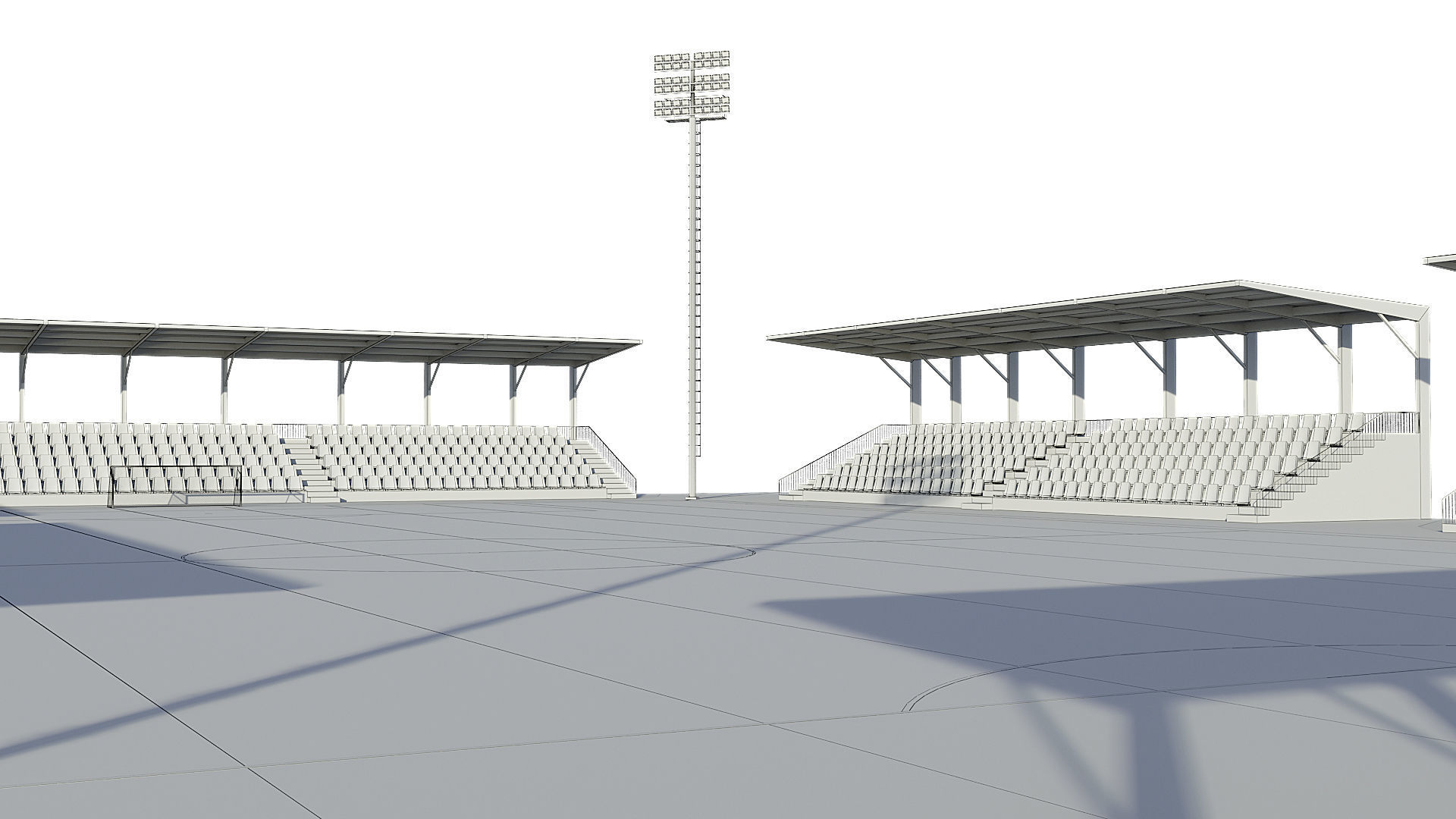 Soccer Football Field 3D model | CGTrader