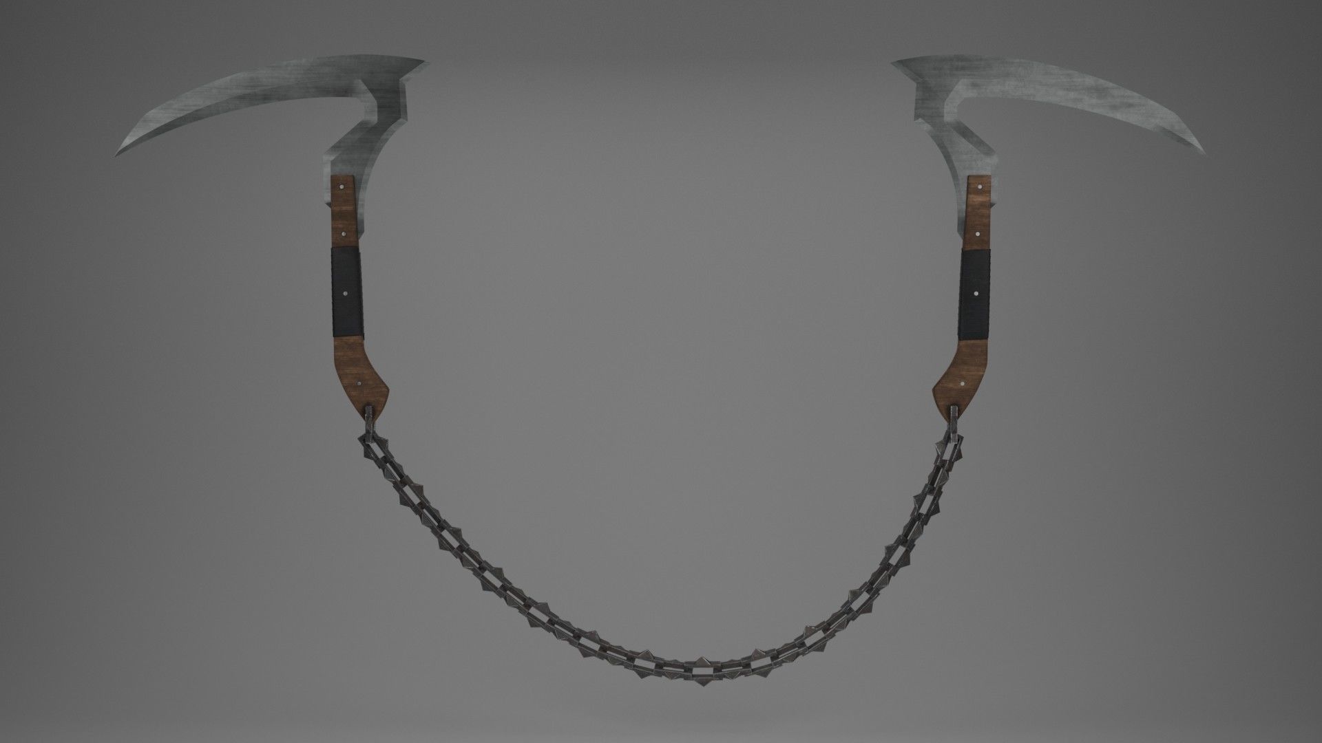 chain scythes 3D model | CGTrader