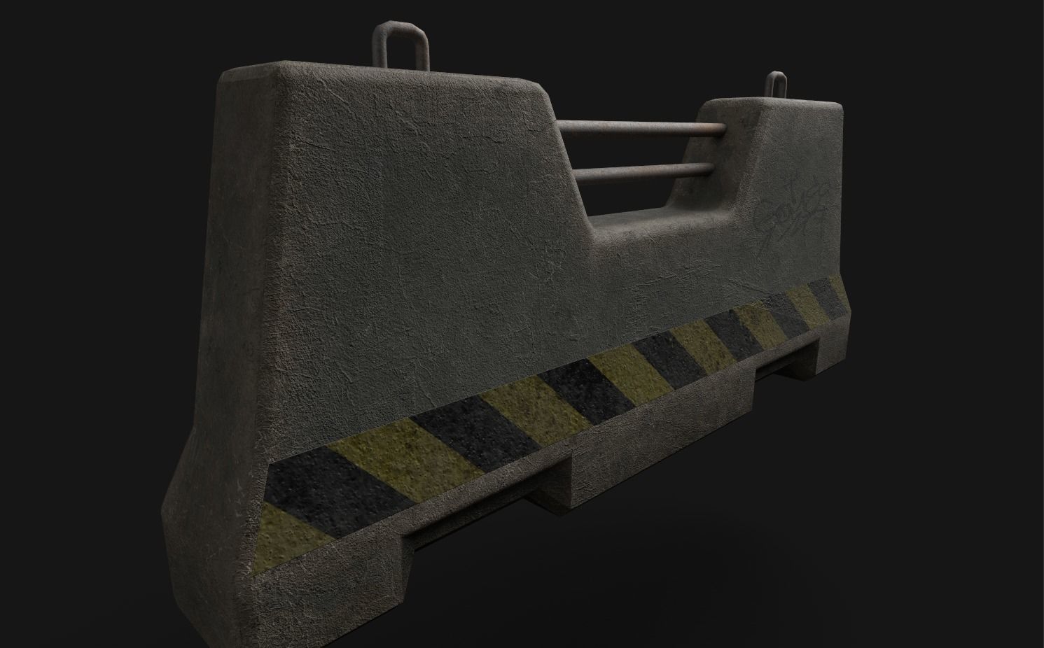 RoadBlock barricade 3D model | CGTrader