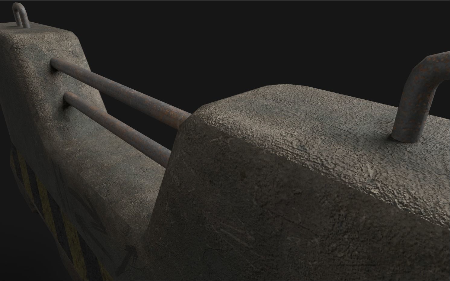 RoadBlock barricade 3D model | CGTrader