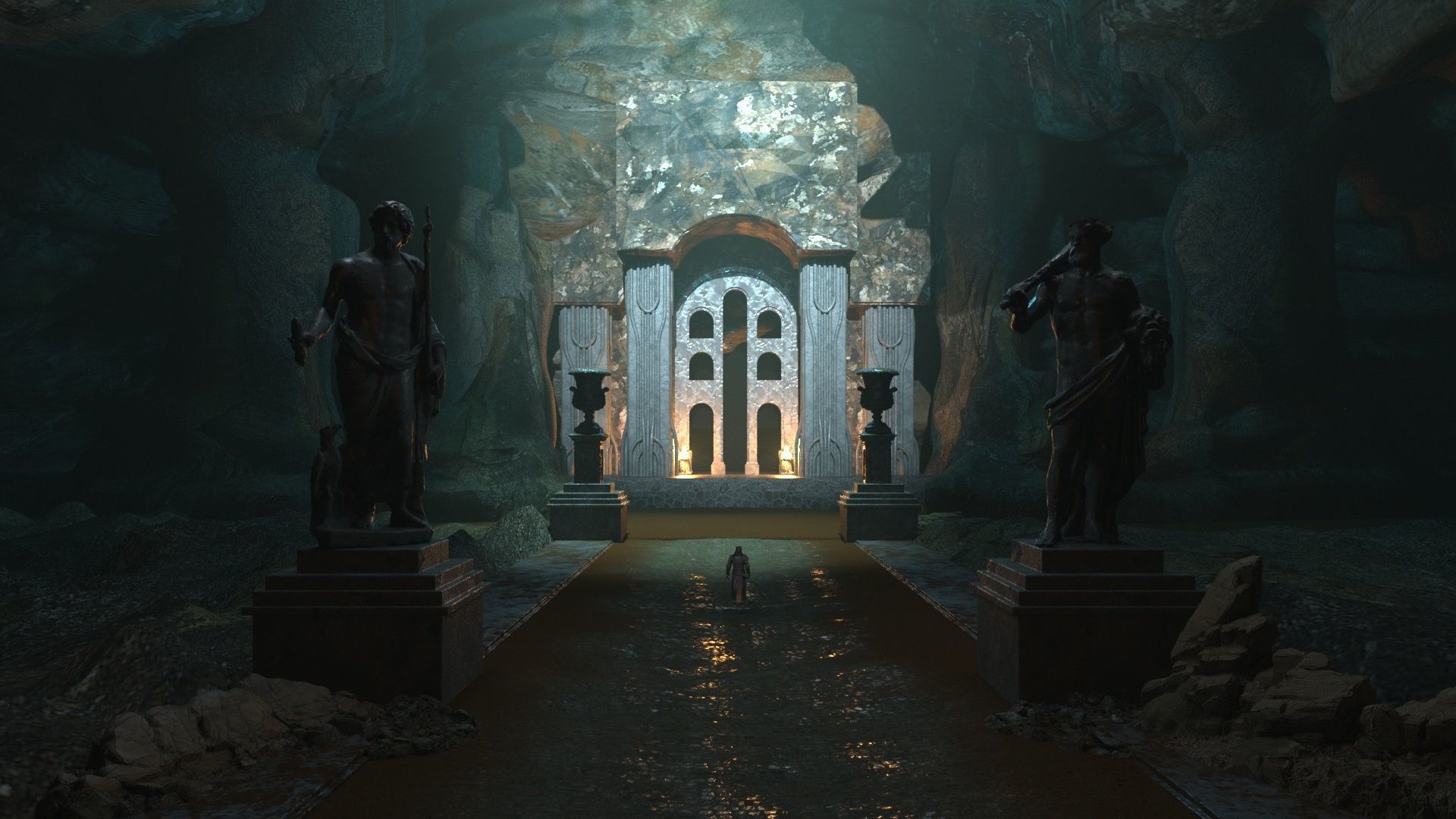 Ancient gates 3D model | CGTrader