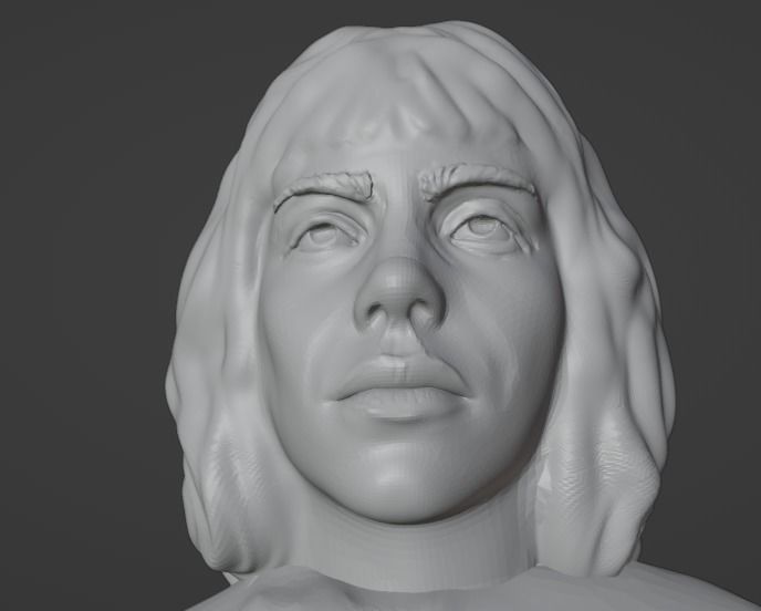 Billie Eilish 3D model 3D printable | CGTrader
