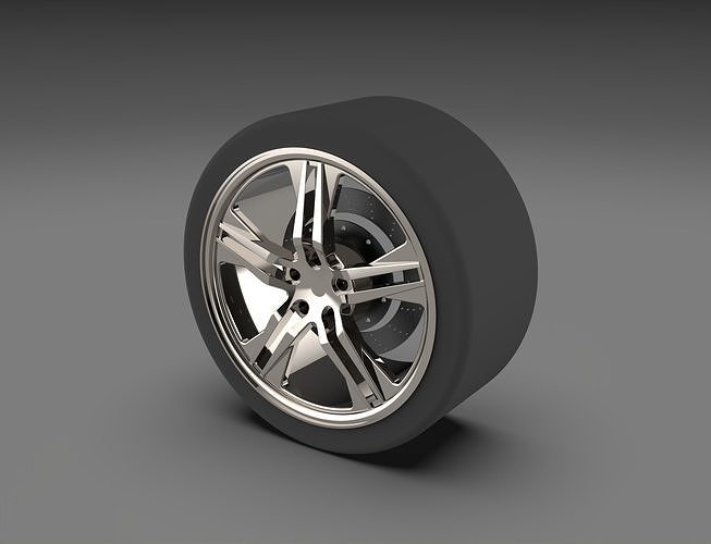 Wheel Ring 3D model 3D printable | CGTrader