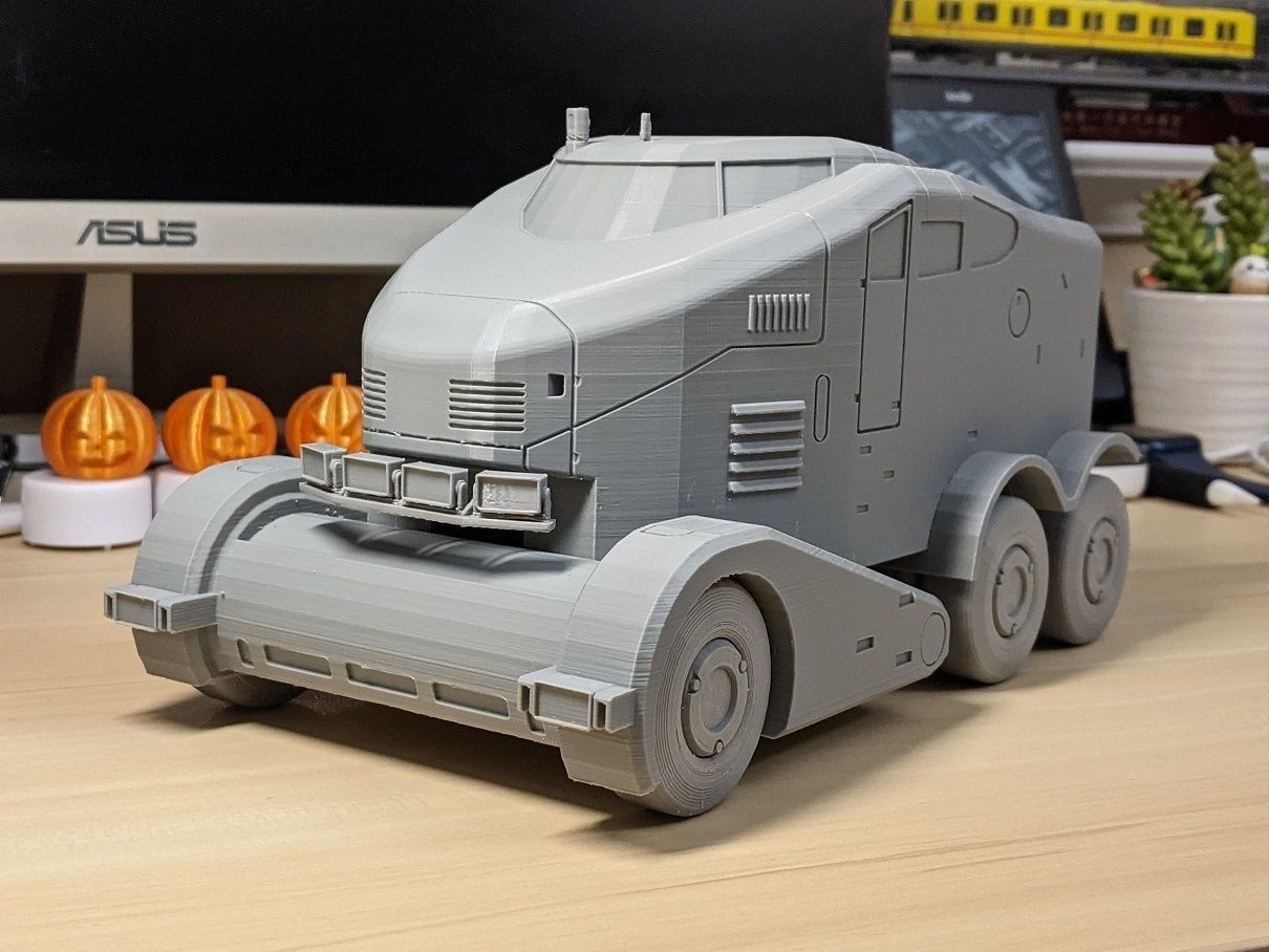 Death Stranding PHI MC20000 semi trailer truck 3D model 3D printable ...