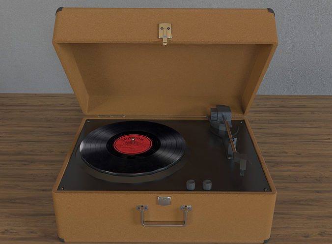 record player 3D model | CGTrader