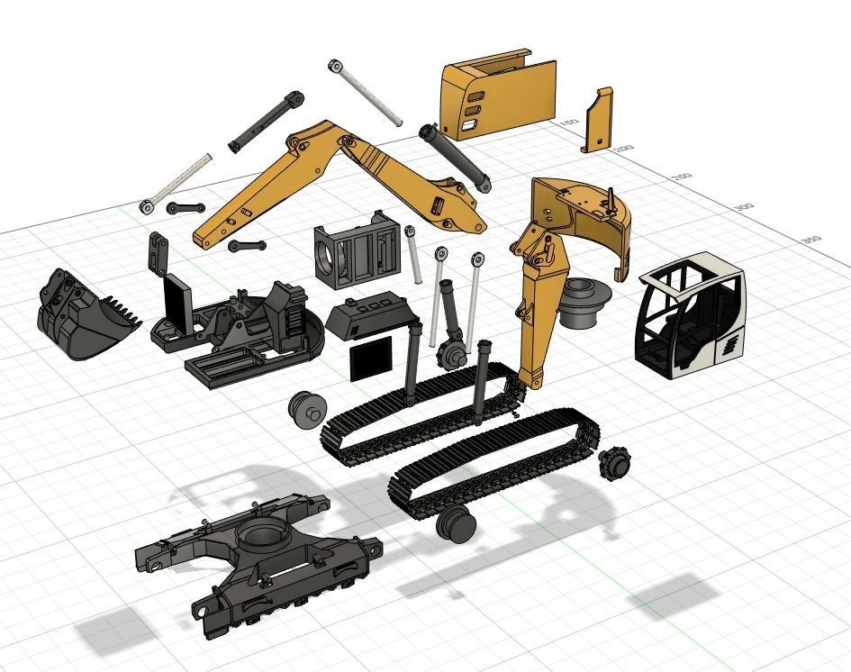LIEBHERR R926 COMPACT 3D model 3D printable | CGTrader