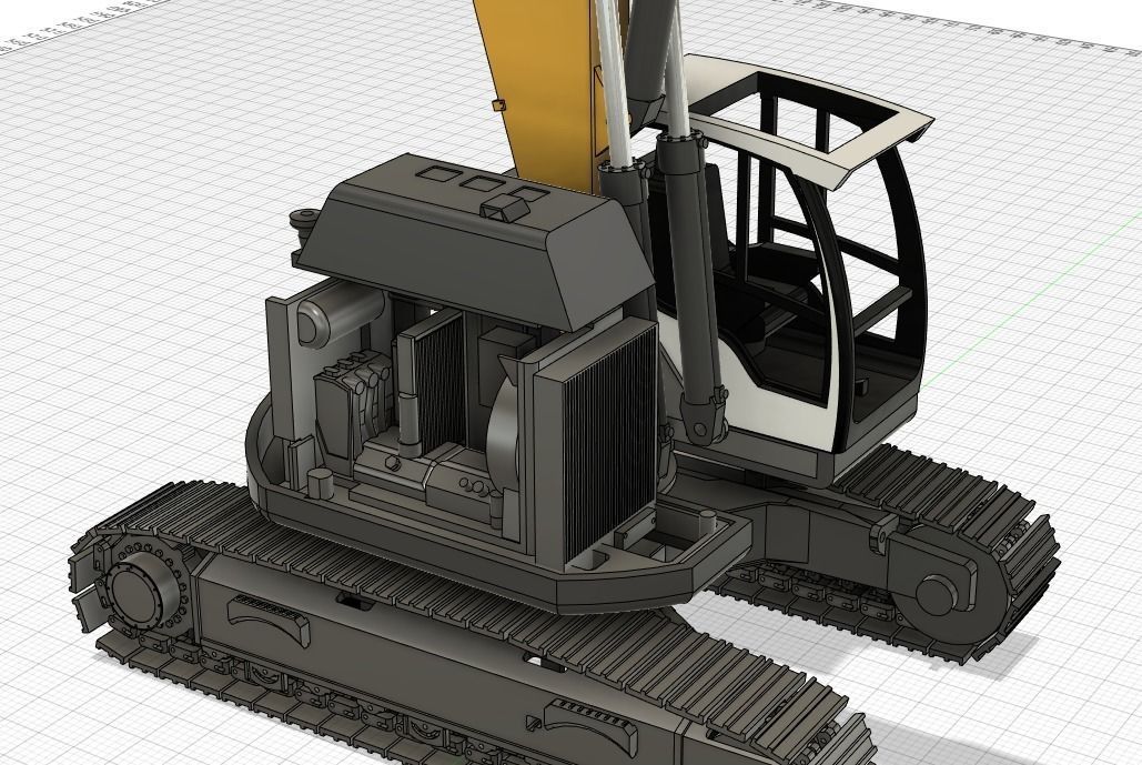 LIEBHERR R926 COMPACT 3D model 3D printable | CGTrader