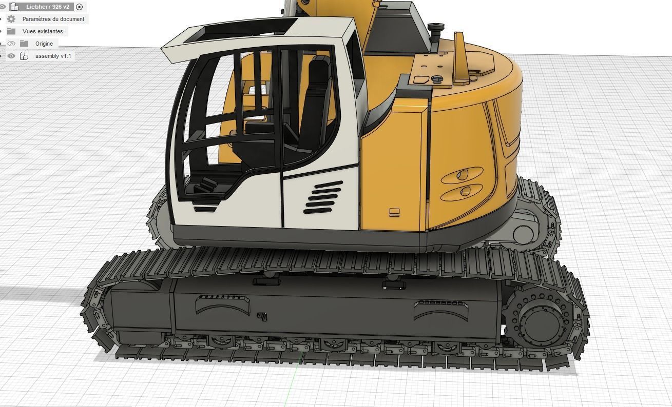 LIEBHERR R926 COMPACT 3D model 3D printable | CGTrader