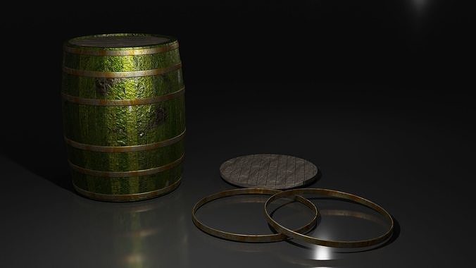 Barrel 3D model | CGTrader