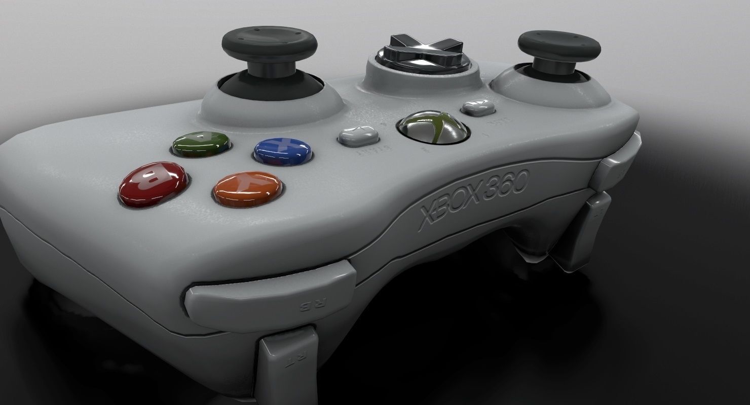 3D model XBox Controller White VR / AR / low-poly | CGTrader