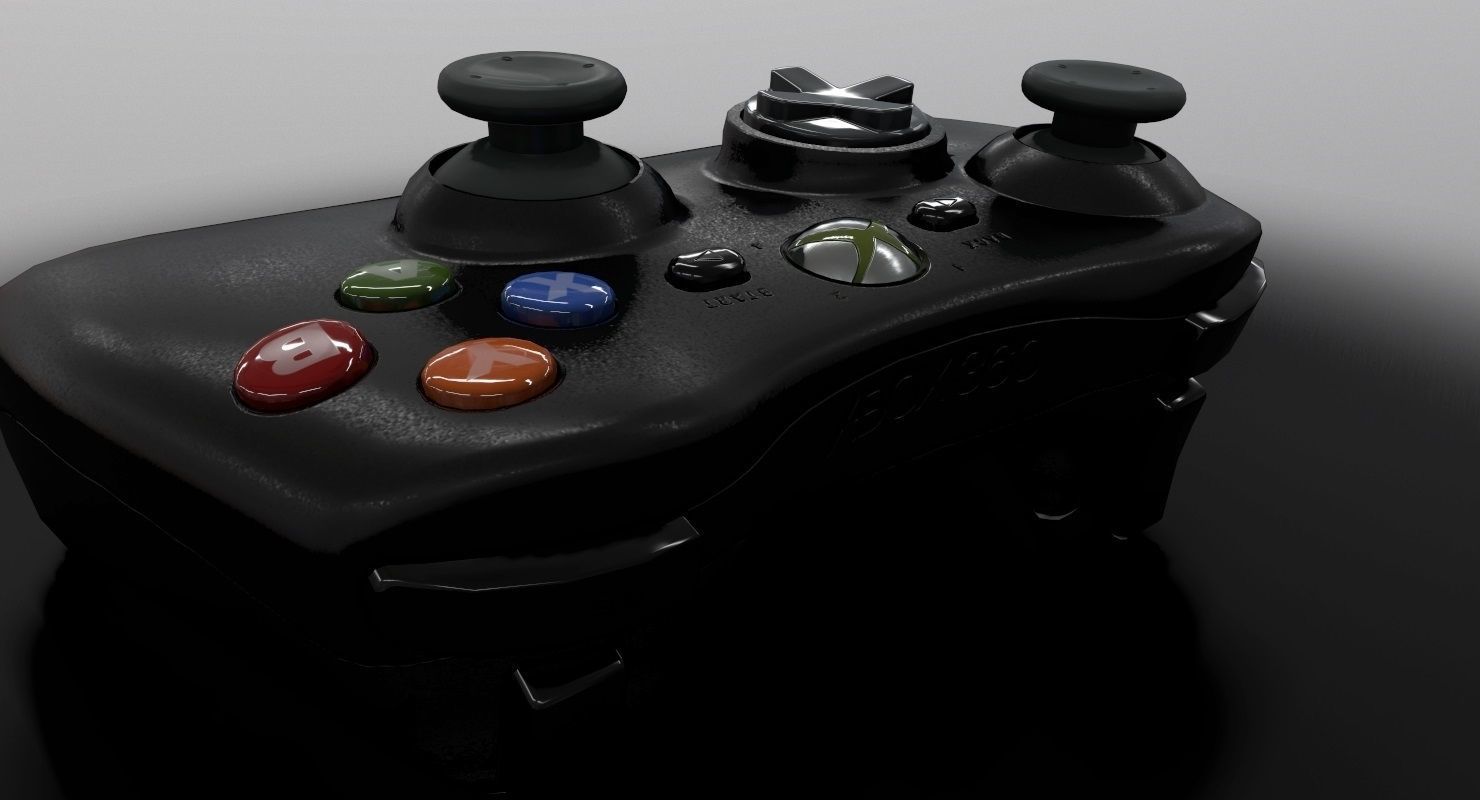 3D model XBox Controller Black VR / AR / low-poly | CGTrader