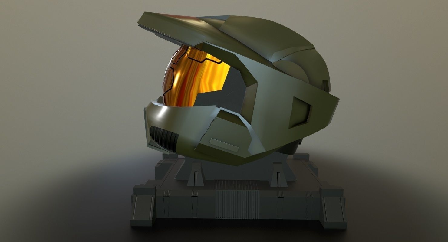 3D model Halo Helmet VR / AR / low-poly | CGTrader