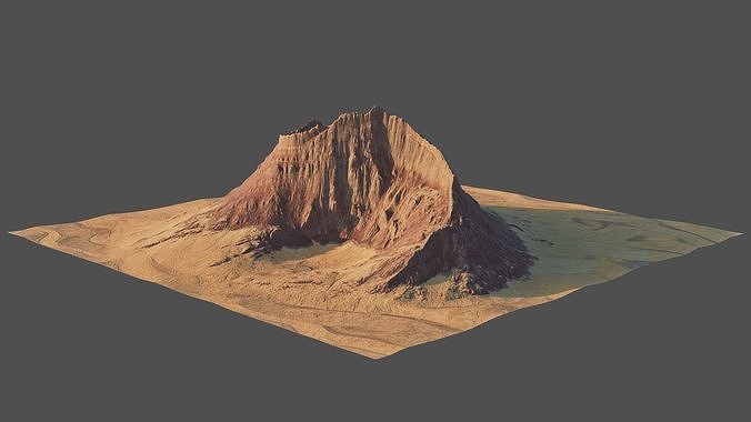 8K Detailed Cliff Landscape 3D model | CGTrader