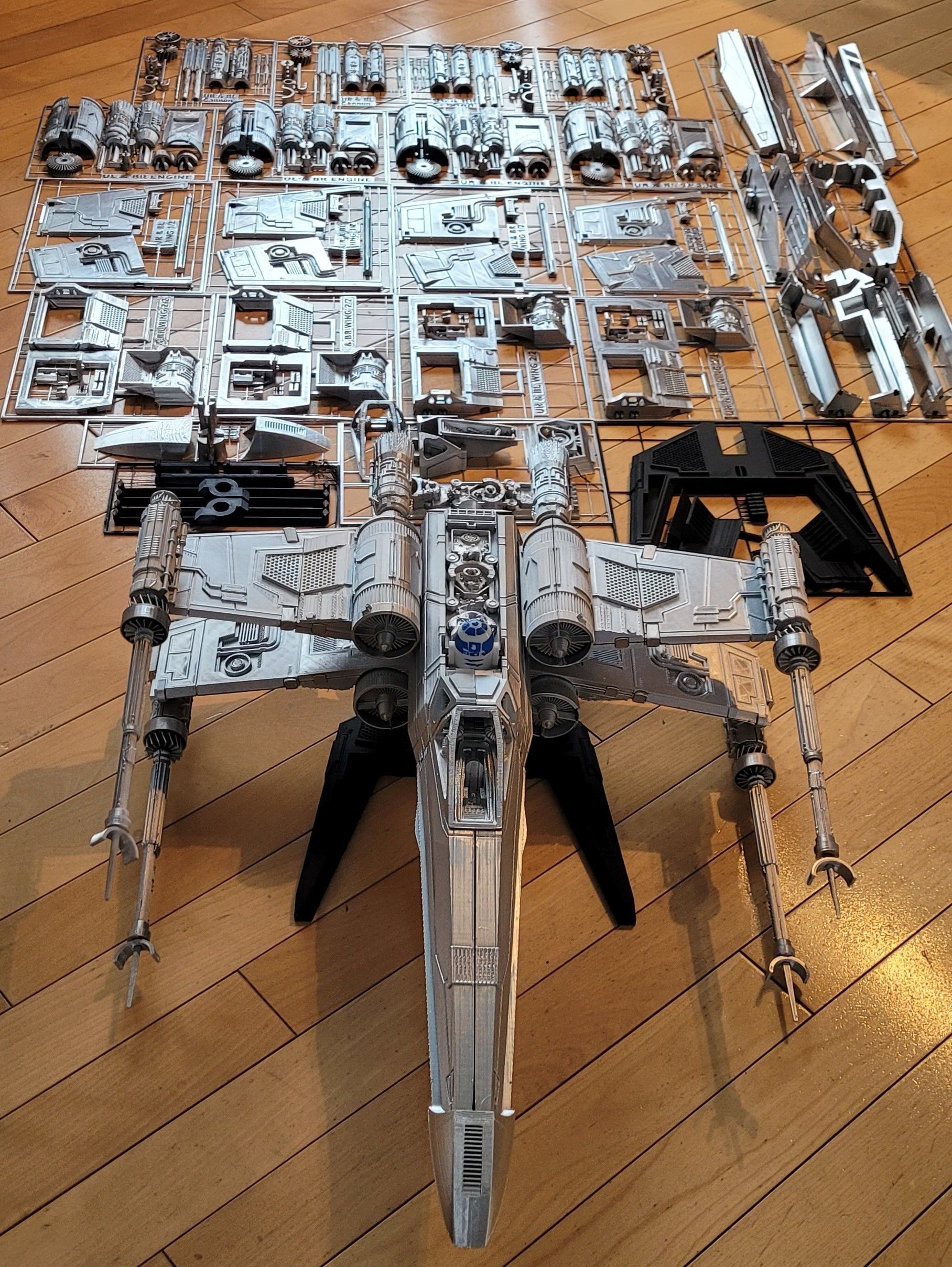 X-WING Model Kit STL files 3D model 3D printable | CGTrader