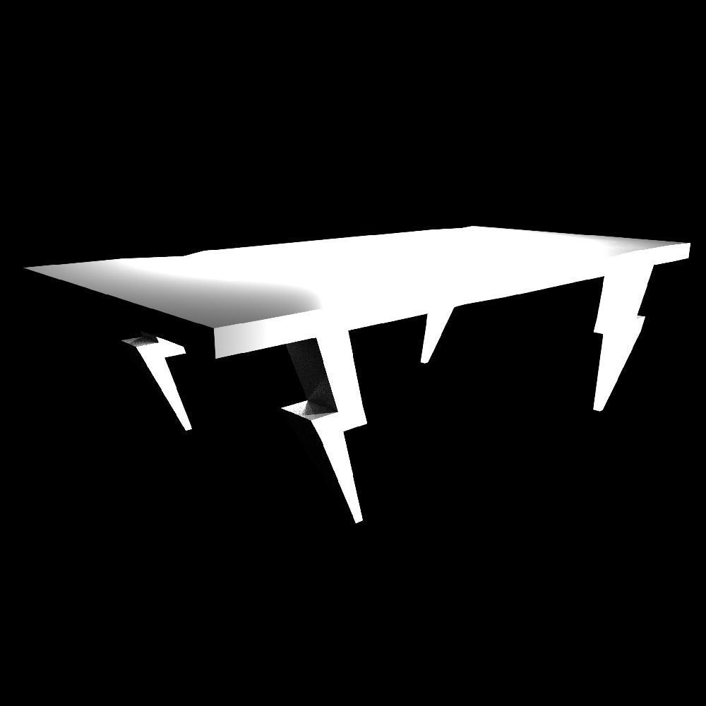 Table with Lighting Legs free 3D model | CGTrader