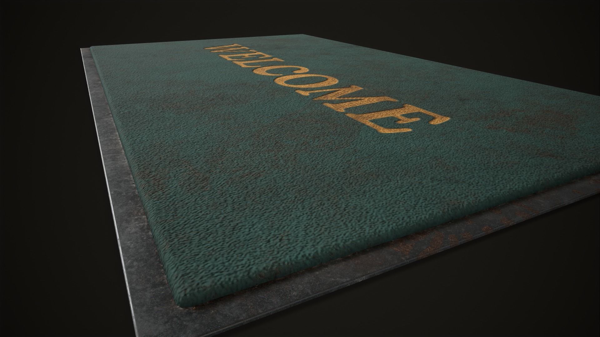 3D model Front Door Floor Mat VR / AR / low-poly | CGTrader
