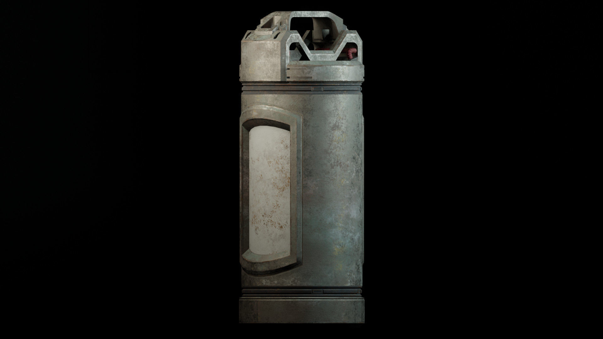 3D model Sci-Fi Canister Cylinder VR / AR / low-poly | CGTrader