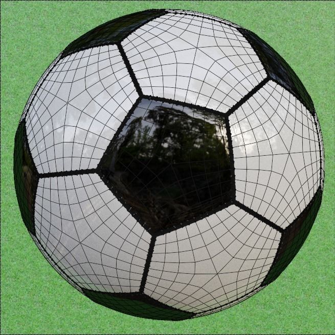 3D model Soccer ball low-poly game-ready VR / AR / low-poly | CGTrader