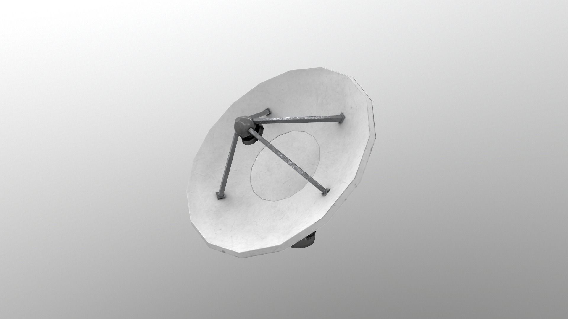 Low Poly Radio Dish free VR / AR / low-poly 3D model | CGTrader