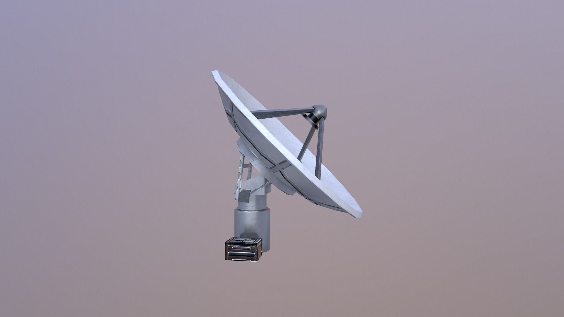 Low Poly Radio Dish free VR / AR / low-poly 3D model | CGTrader